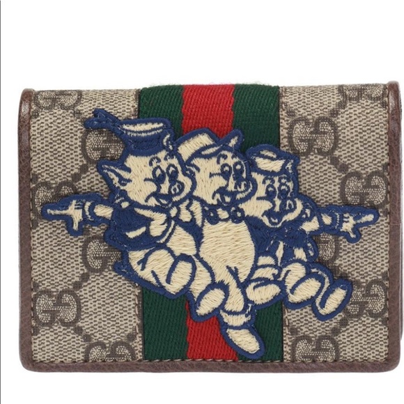 Gucci | Bags | Gucci Disney Three Little Pigs Wallet | Poshmark